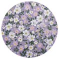 15.4 Inch Round Woven Placemats set of 1 for Dining Table Washable Heat ...