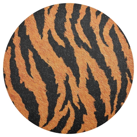 15.4 Inch Round Woven Placemats set of 1 for Dining Table Washable Heat ...