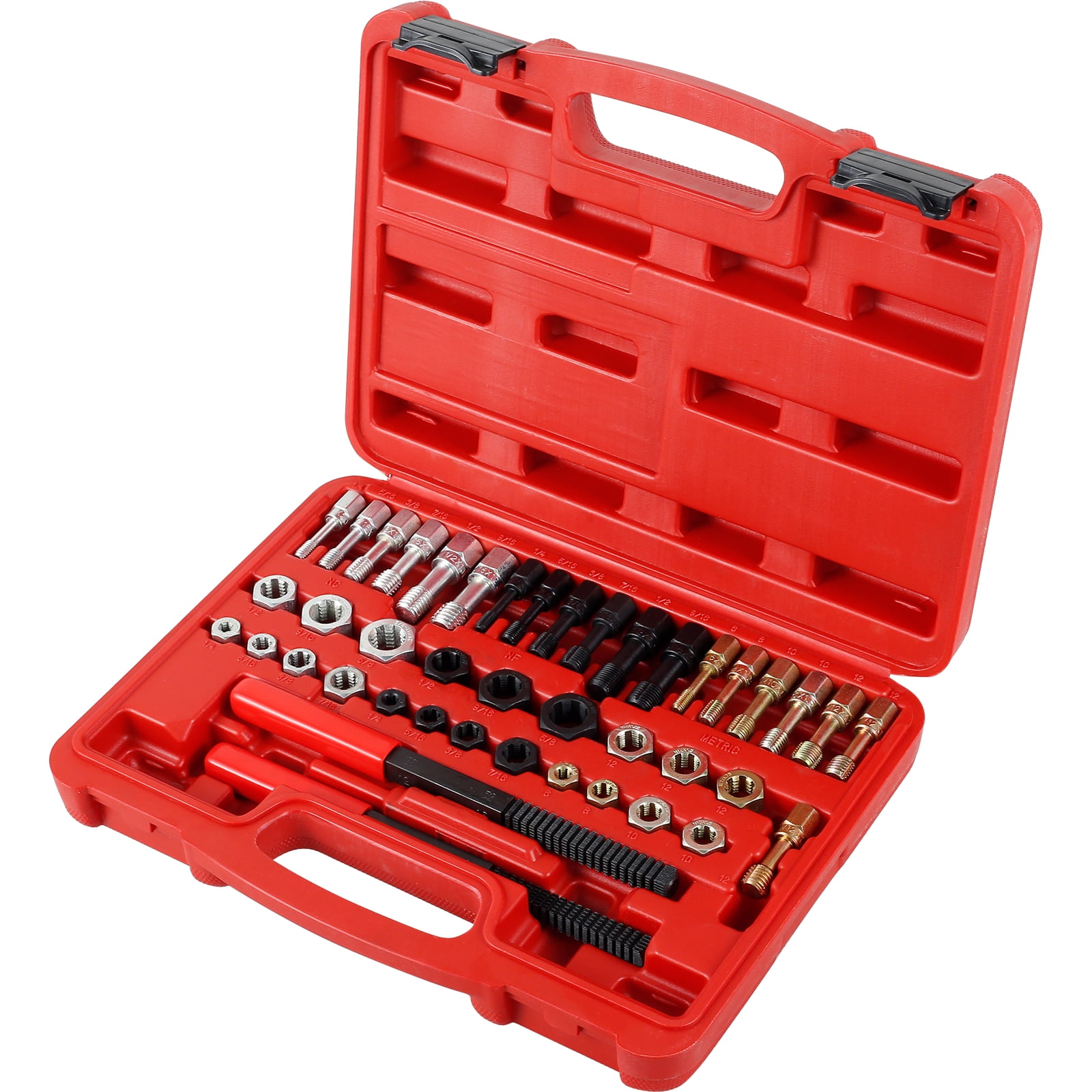 15/42Pcs Thread Restorer Kit Carbon Steel Car Rethreading Repair Tool ...