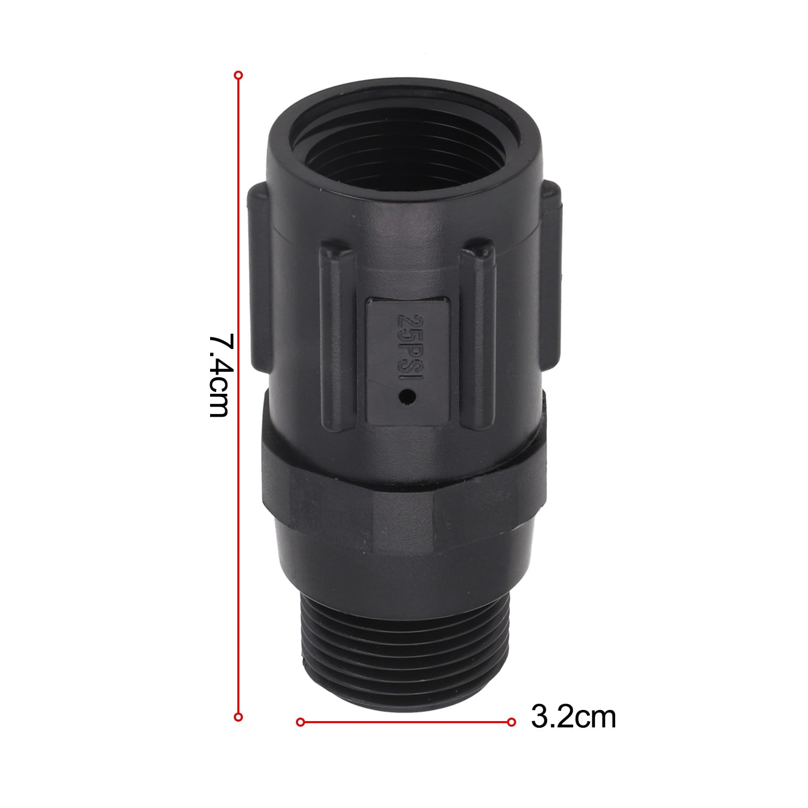 15-45PSI pressure regulating valve six-point internal external thread ...