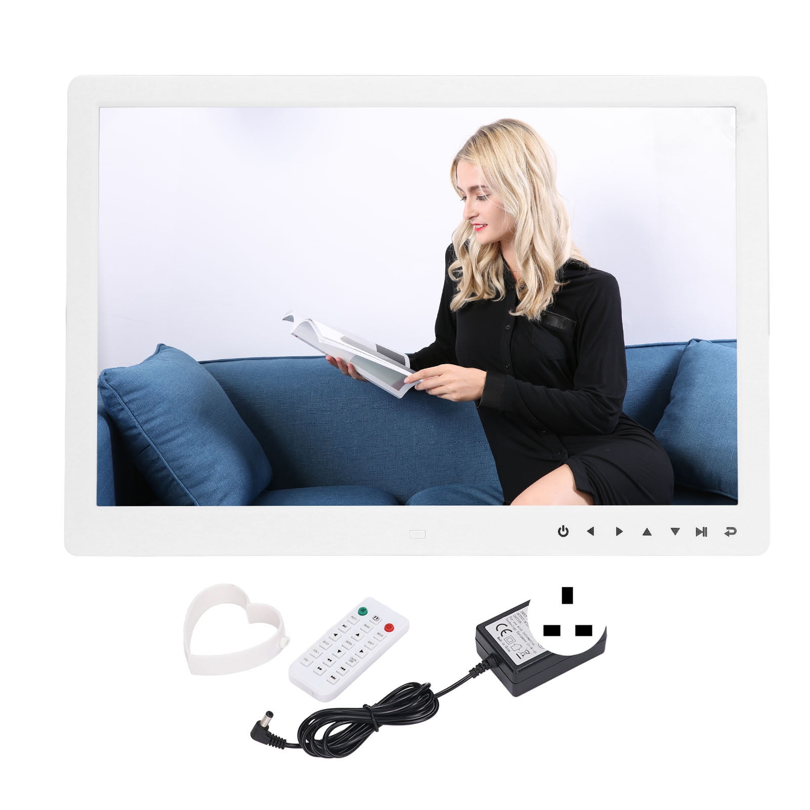 15.4in Digital Photo Frame HD Electronic Photo Frame Advertising Player ...