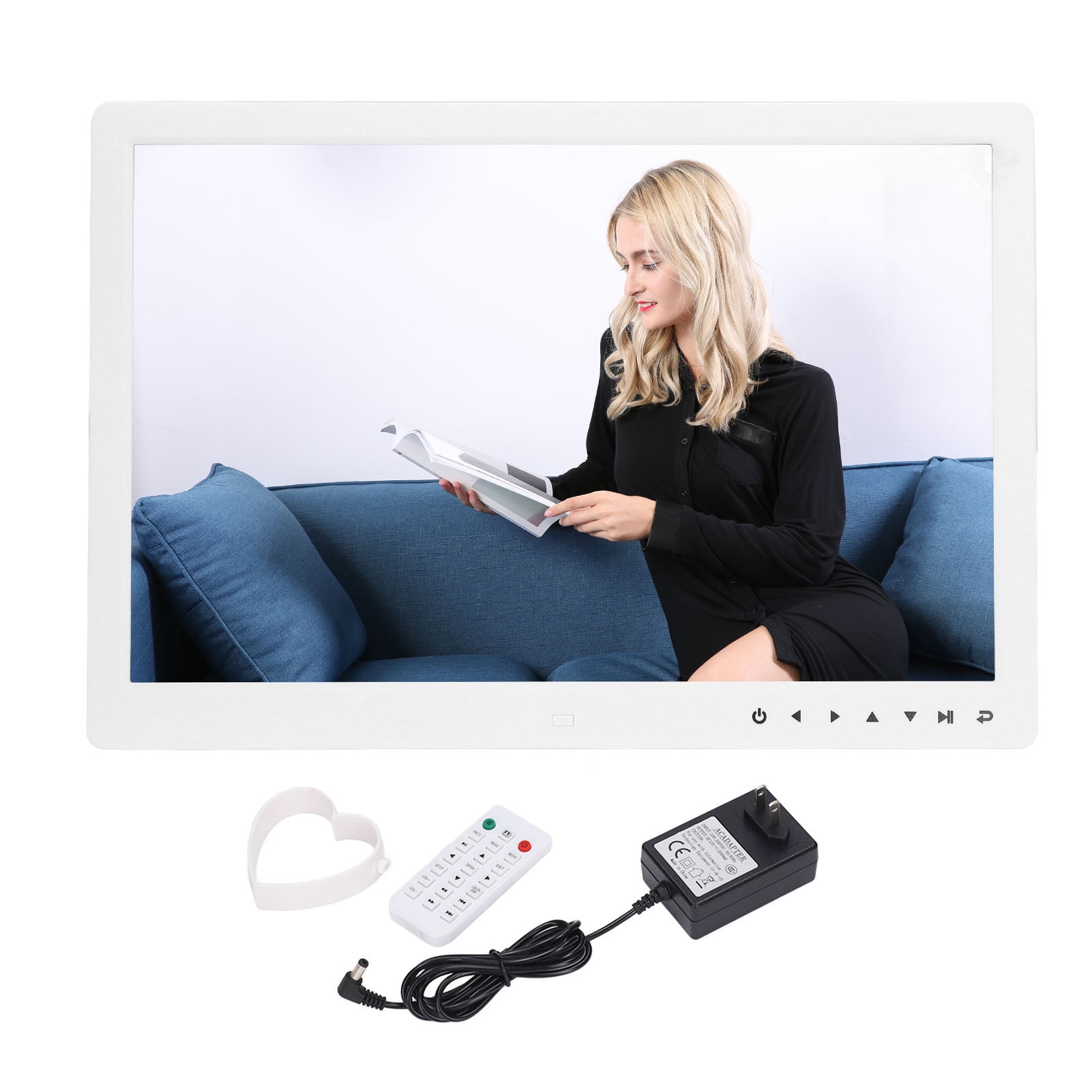 15.4in Digital Photo Frame HD Electronic Photo Frame Advertising Player ...