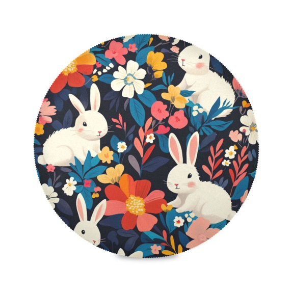 15.4inch Round Placemats, DIY Printing Design, Suitable for Kitchen ...