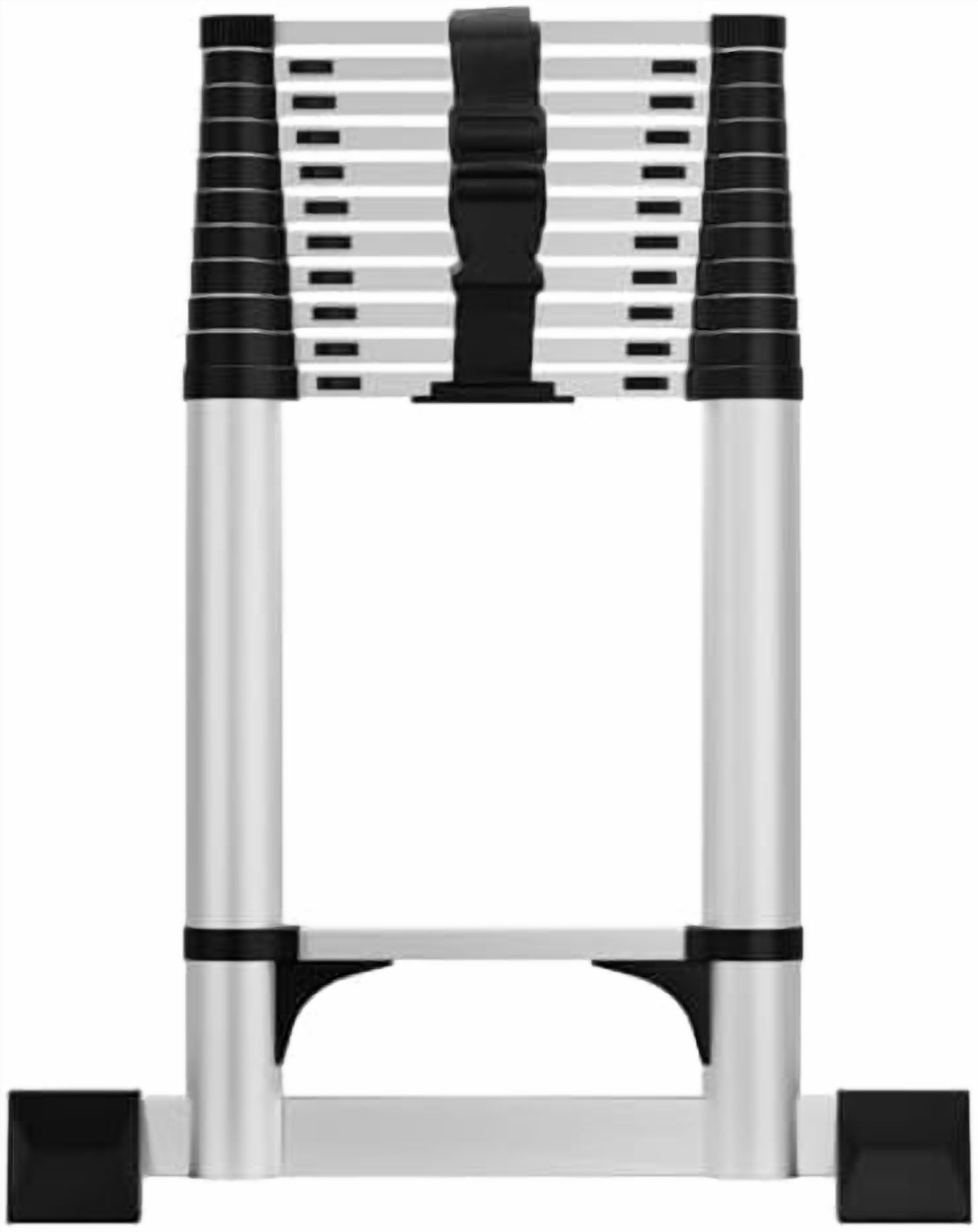 15.5 FT Telescoping Ladder - Aluminum Telescopic Ladder- 330lb Capacity ...