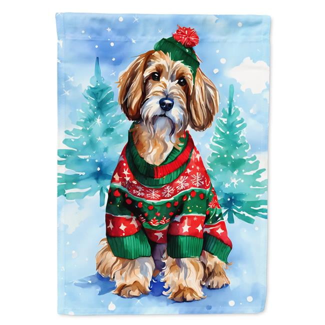 15.5 x 11.25 in. Unisex Petit Basset Griffon Vendeen Christmas ...