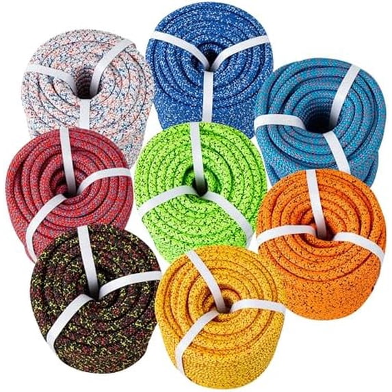 15-525 11mm x 125ft. Double Braided Arborist Rope with Metal Loop, High ...