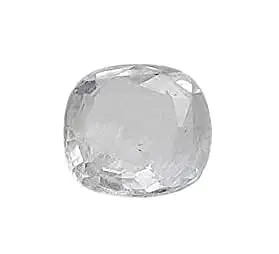 15.55 Carat / 16.25 Ratti Certified Ceylon White Sapphire Natural ...