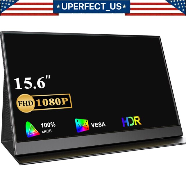 15.6" 1200:1 HDR FHD Eye-care Portable Gaming Monitor For PS5 Xbox (The ...