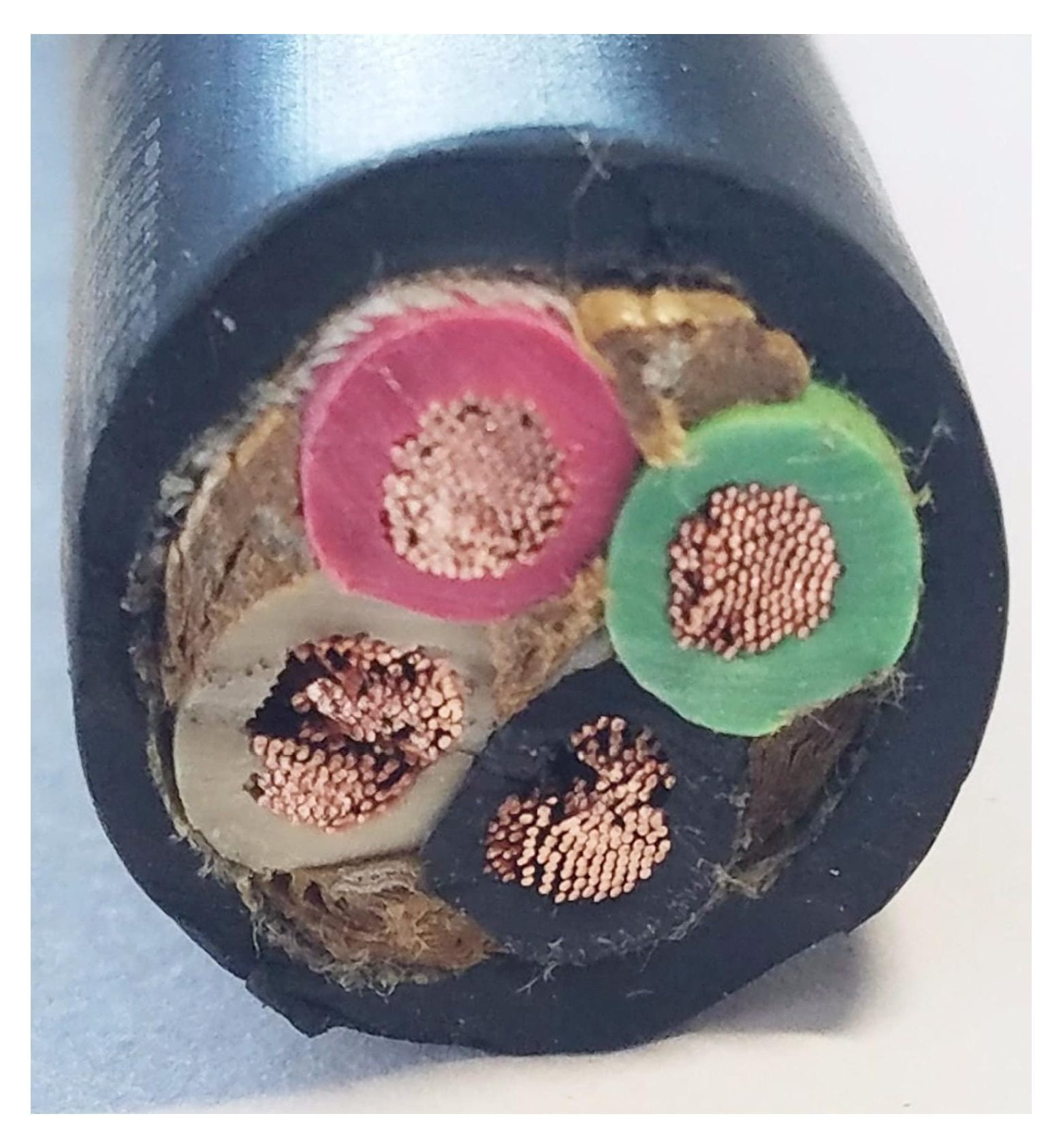 15' 6/4 SOOW Wire Cord Cable Portable Power 6 Gauge 4 Conductor USA CXx ...