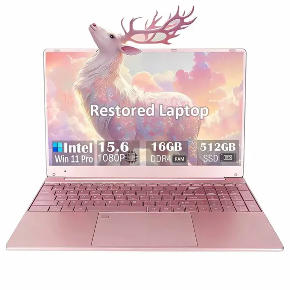 15.6" Business Laptop Computer Student Laptop Computer Windows 11 Pro ...