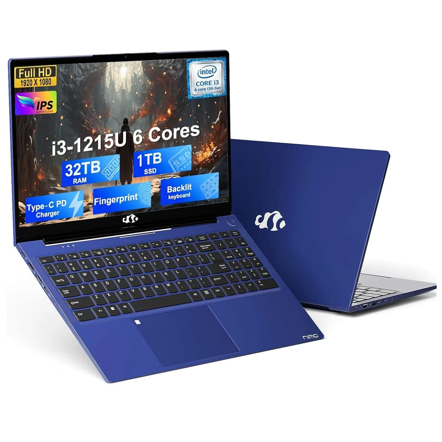 15.6'' FHD IPS Business Laptop, 32GB RAM 1TB SSD, 12th Gen Intel Core ...