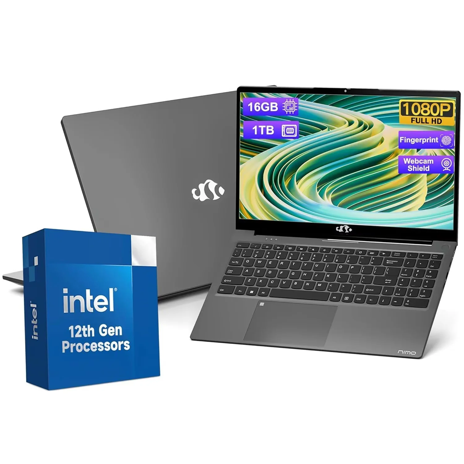 15.6'' FHD IPS Laptop, 16GB RAM 1TB SSD, Intel Pentium Quad-Core N100 ...