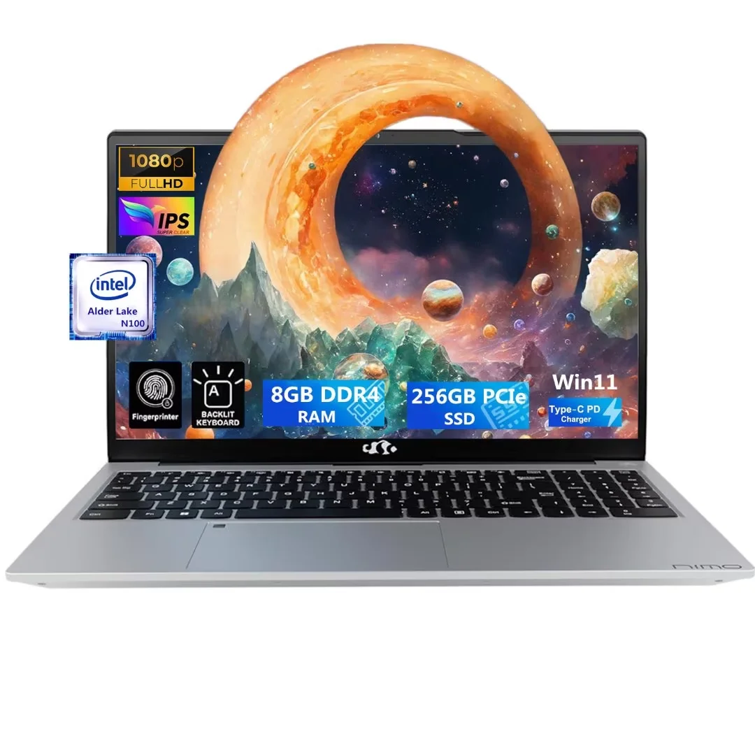 15.6'' FHD Laptop Computer, Type-C 65W PD Fast Charger, 12th Gen Intel ...