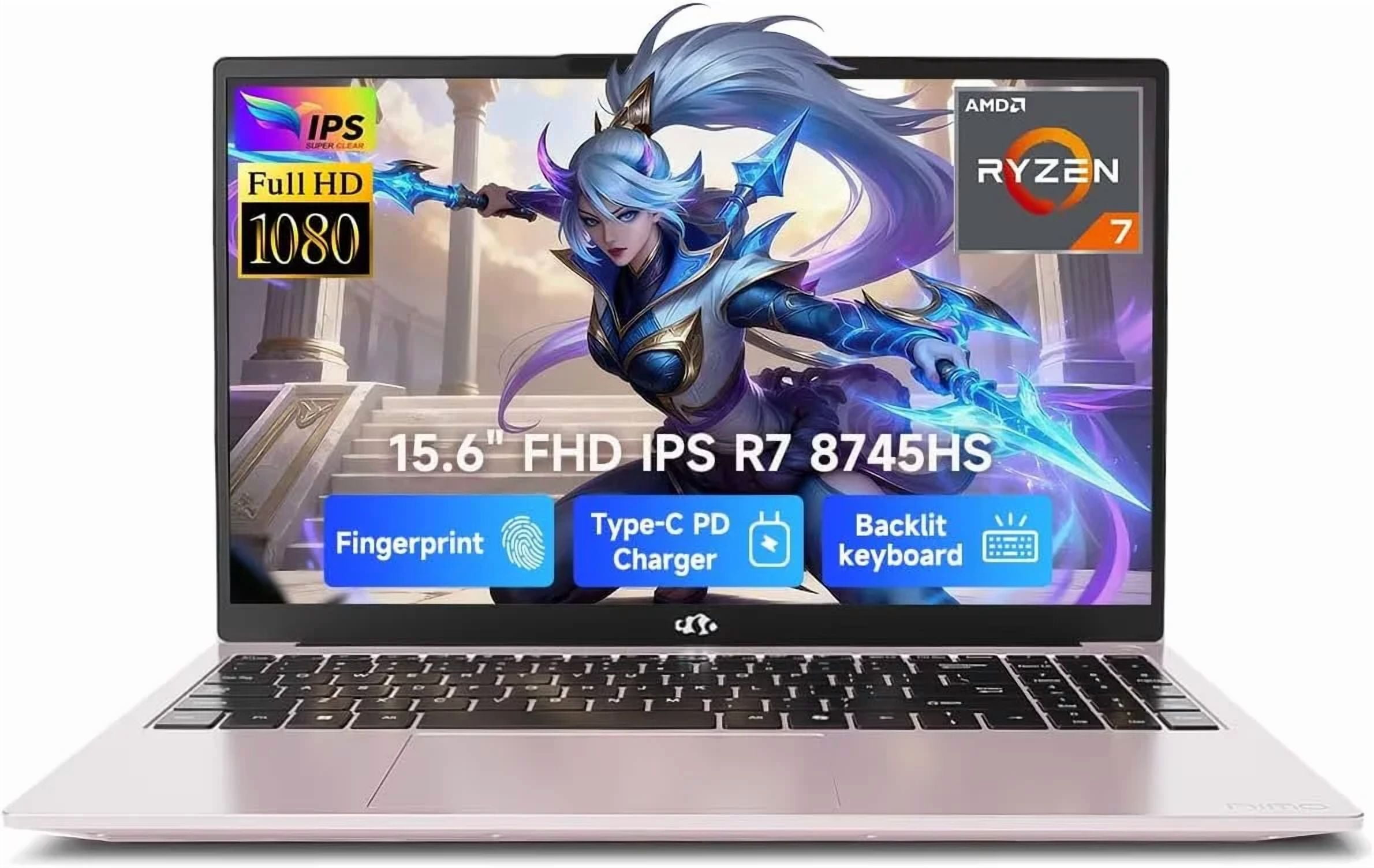 15.6" Gaming Laptop-IPS FHD, AMD Ryzen 7 8745HS Radeon 780M GPU (Beat ...