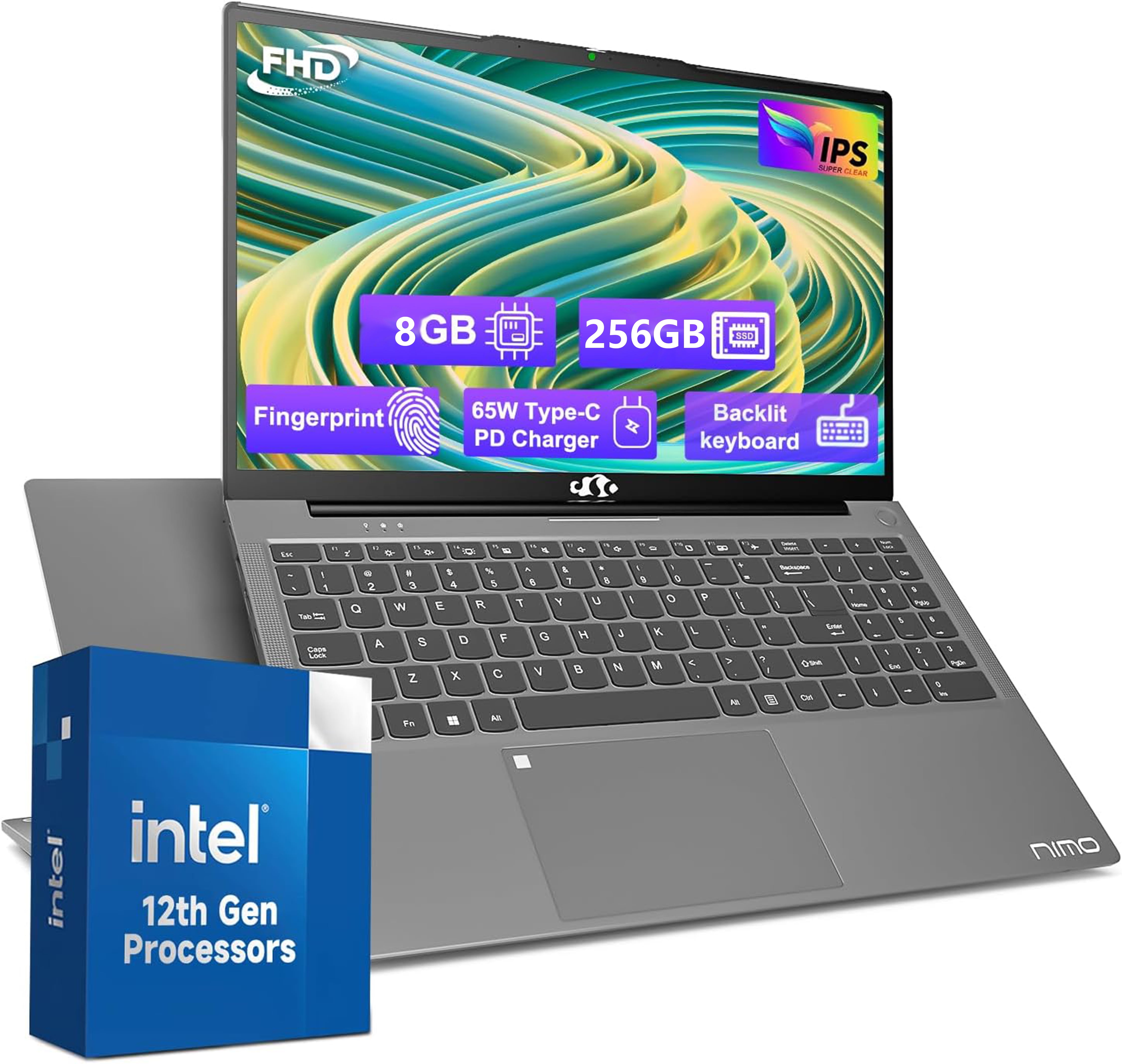 15.6 IPS-FHD-Laptop, 16GB RAM 1TB SSD Intel Pentium Quad Core N100 ...