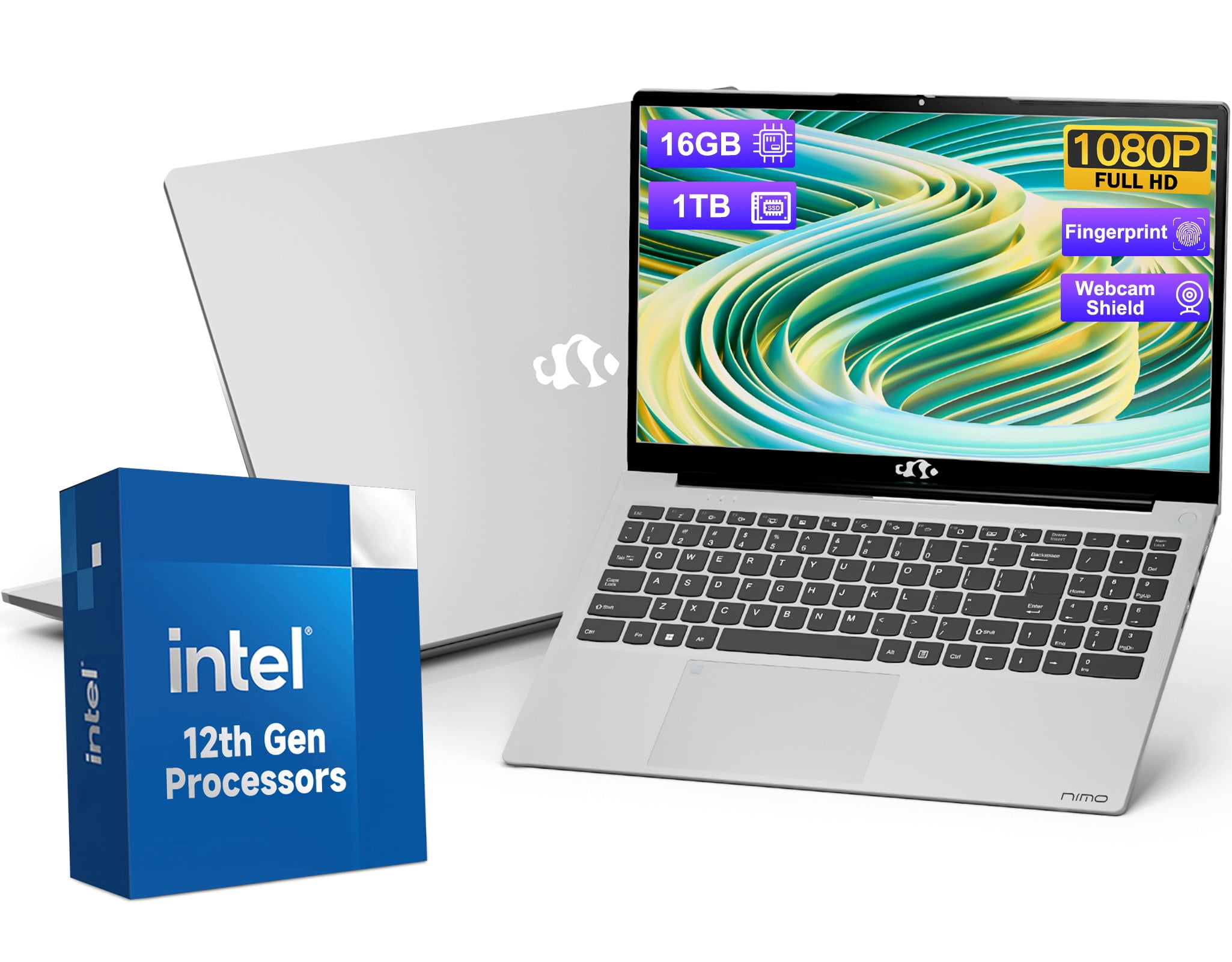 15.6 IPS-FHD-Laptop, 16GB RAM 1TB SSD Intel Pentium Quad Core N100 ...