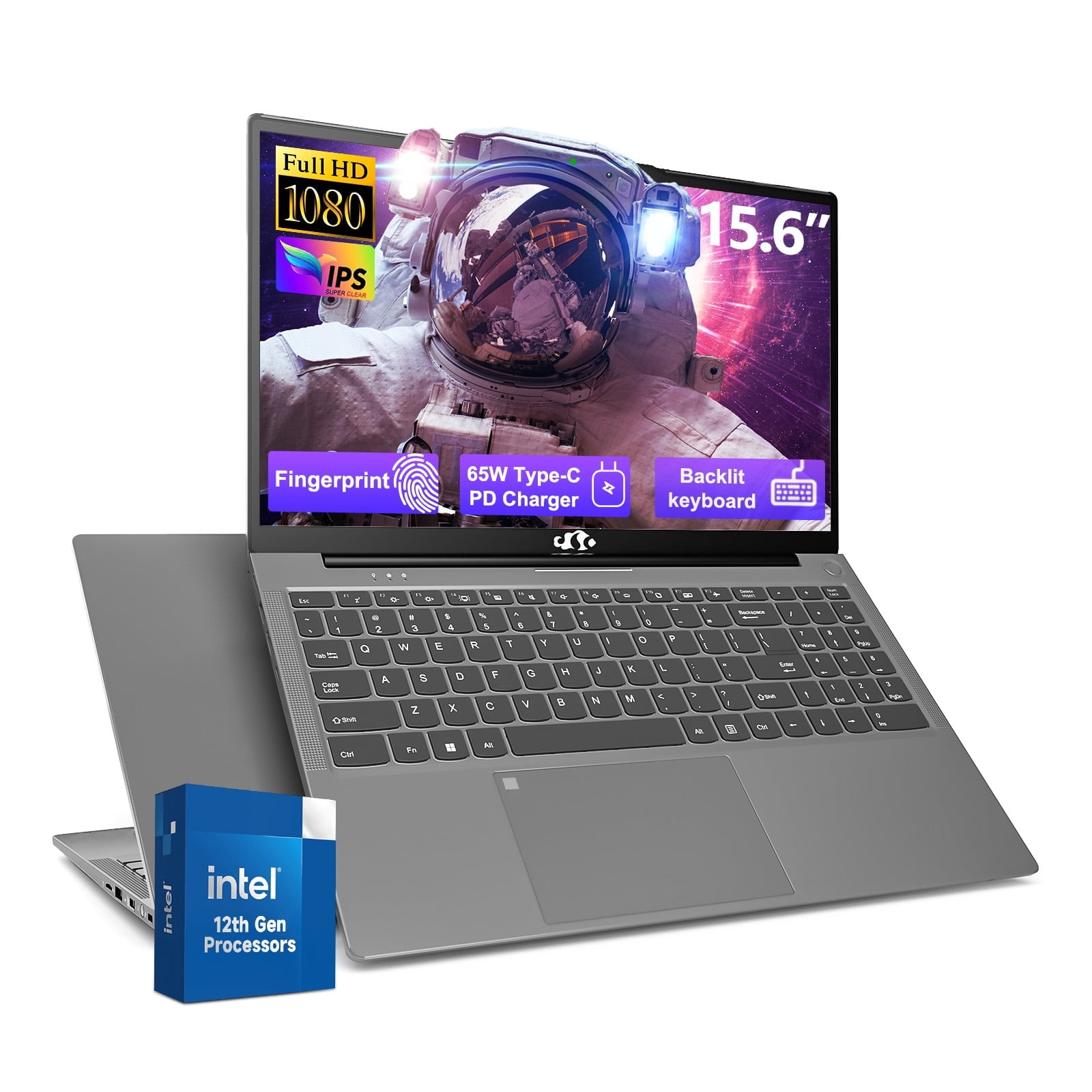 15.6-FHD-Laptop,16GB RAM 1TB SSD Student-Laptop with Backlit Keyboard ...