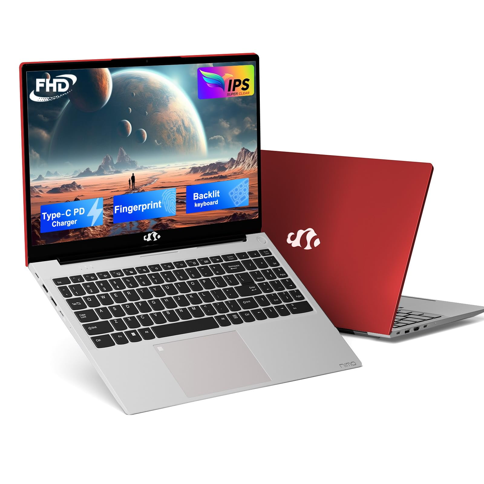 15.6 IPS FHD-Laptop, 16GB RAM 256GB SSD Intel Pentium Quad Core N100 ...