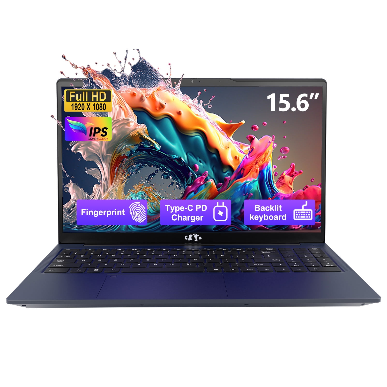 15.6 IPS FHD-Laptop, 8GB RAM 256GB SSD 8 cores Intel i5-12450H(Beat AMD ...