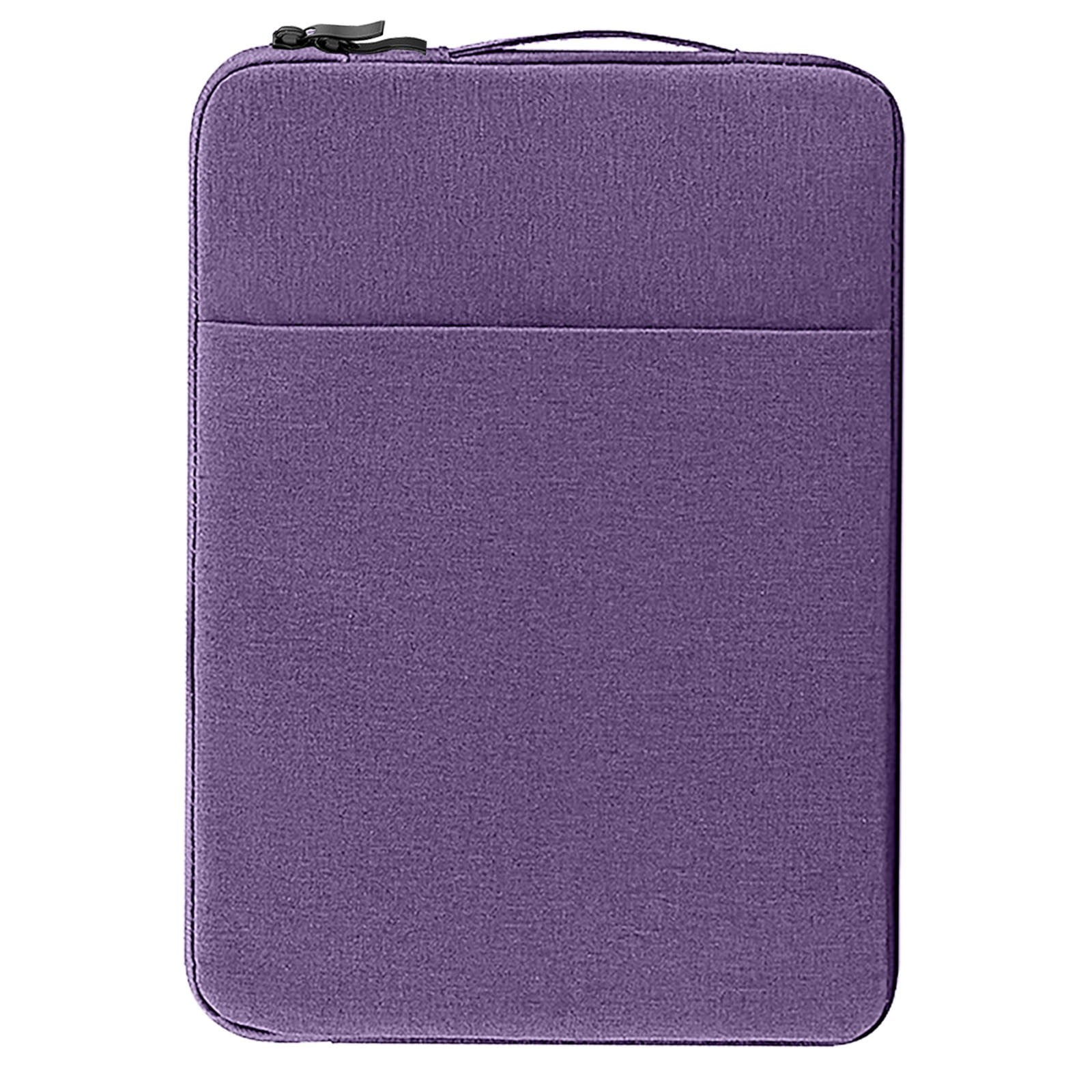 15.6 Inch Laptop Sleeve - Multi-Color Linen Fabric Protective Case with ...