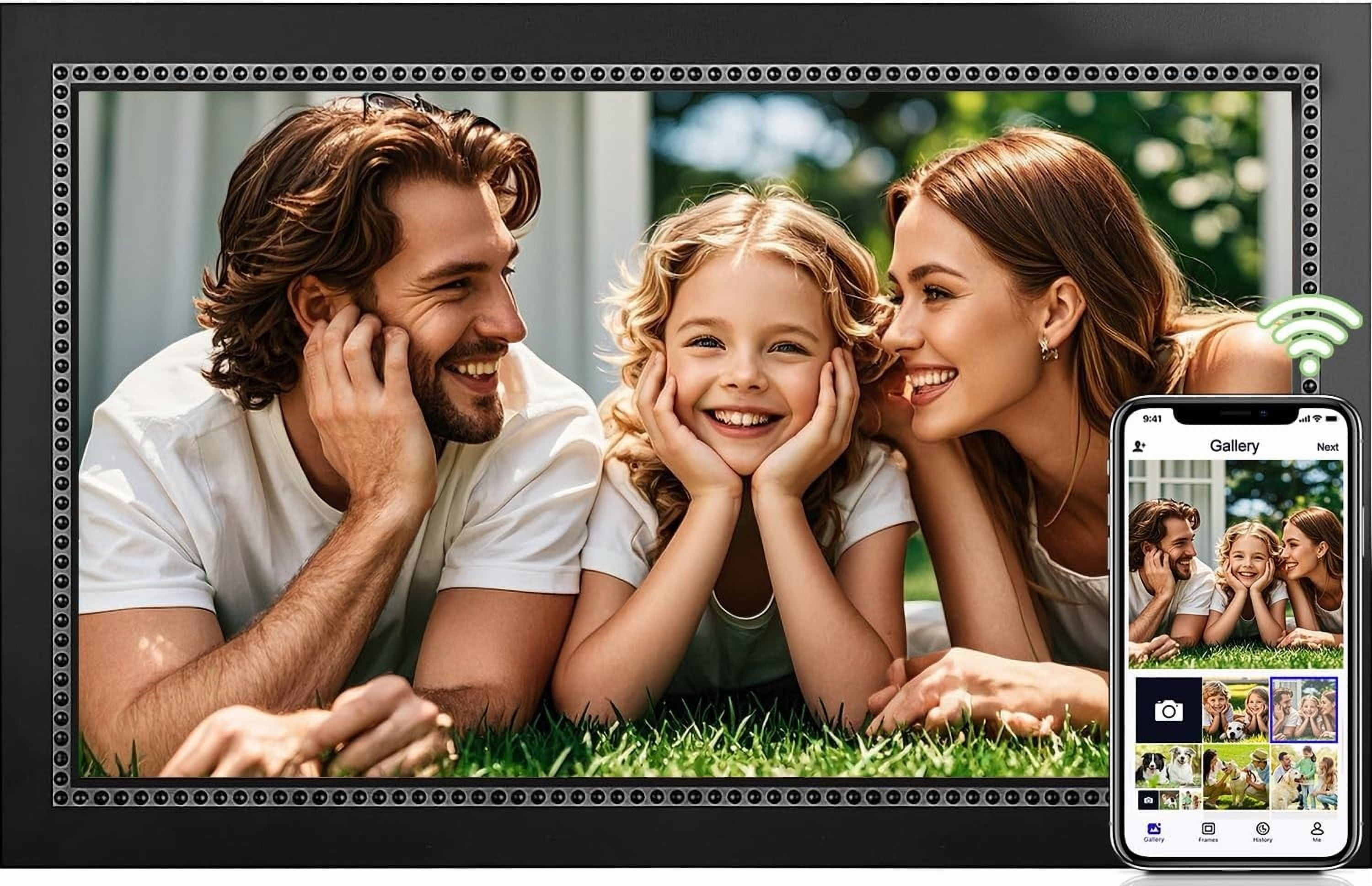 15.6 Inch Large Frameo Digital Photo Frame WiFi, 32GB, 1920 * 1080 IPS ...