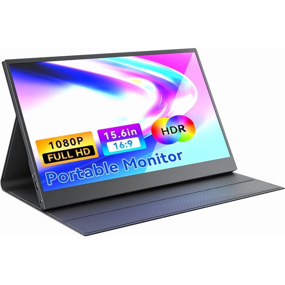 15.6 Inch Portable FHD 1080P IPS Display with USB C and HDMI Ultra Slim ...