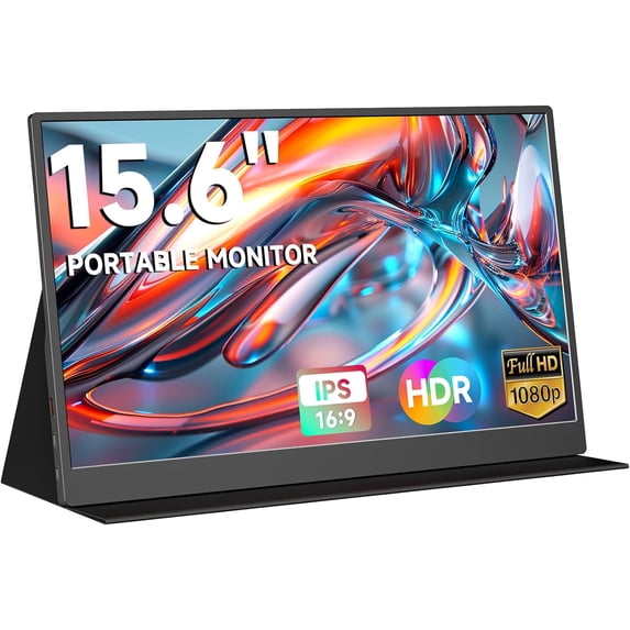 15.6 Inch Portable for Laptop, FHD 1080P -C Computer sRGB HDR IPS ...