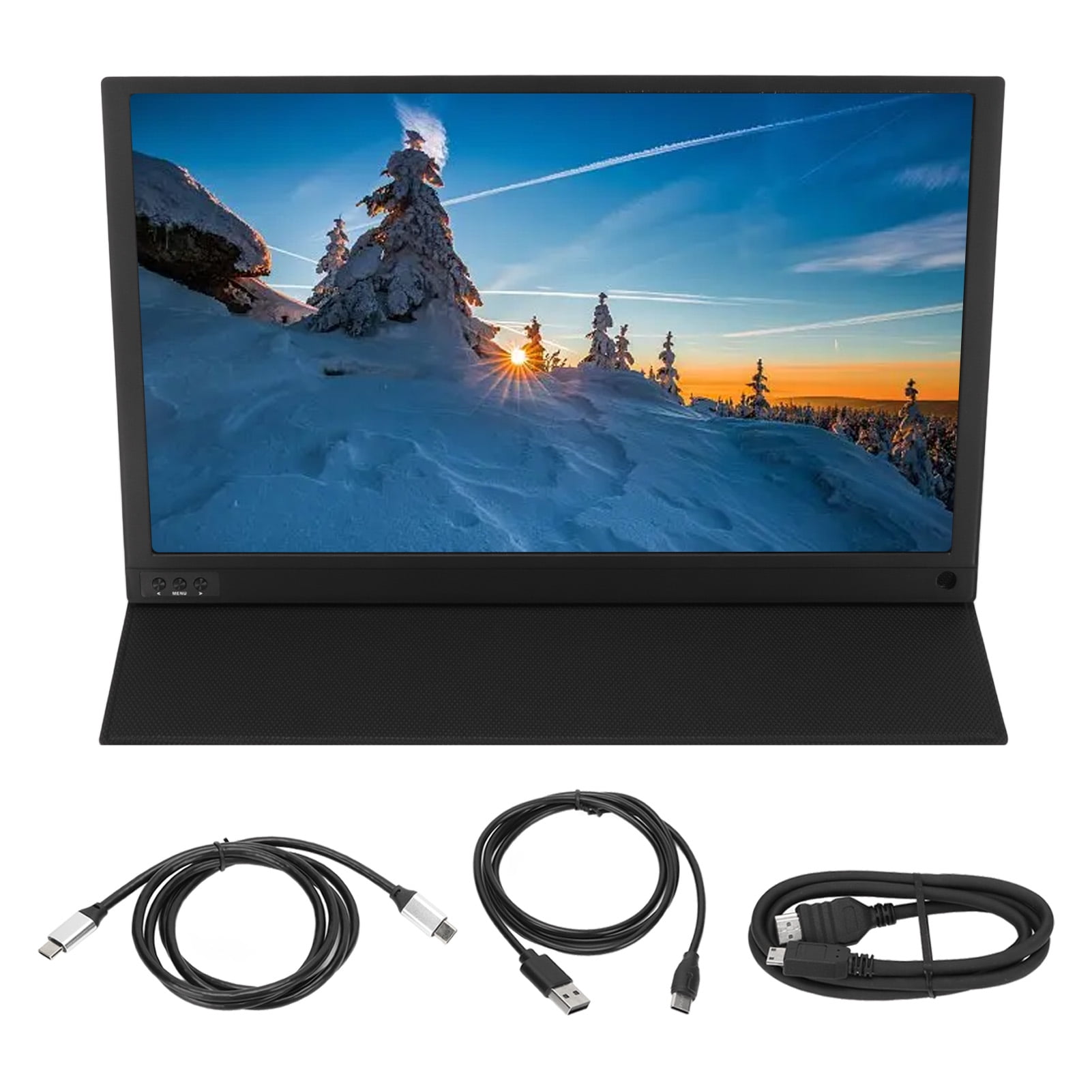 15.6 Inch Portable Monitor 1080P IPS Full View USB Portable Monitor for ...