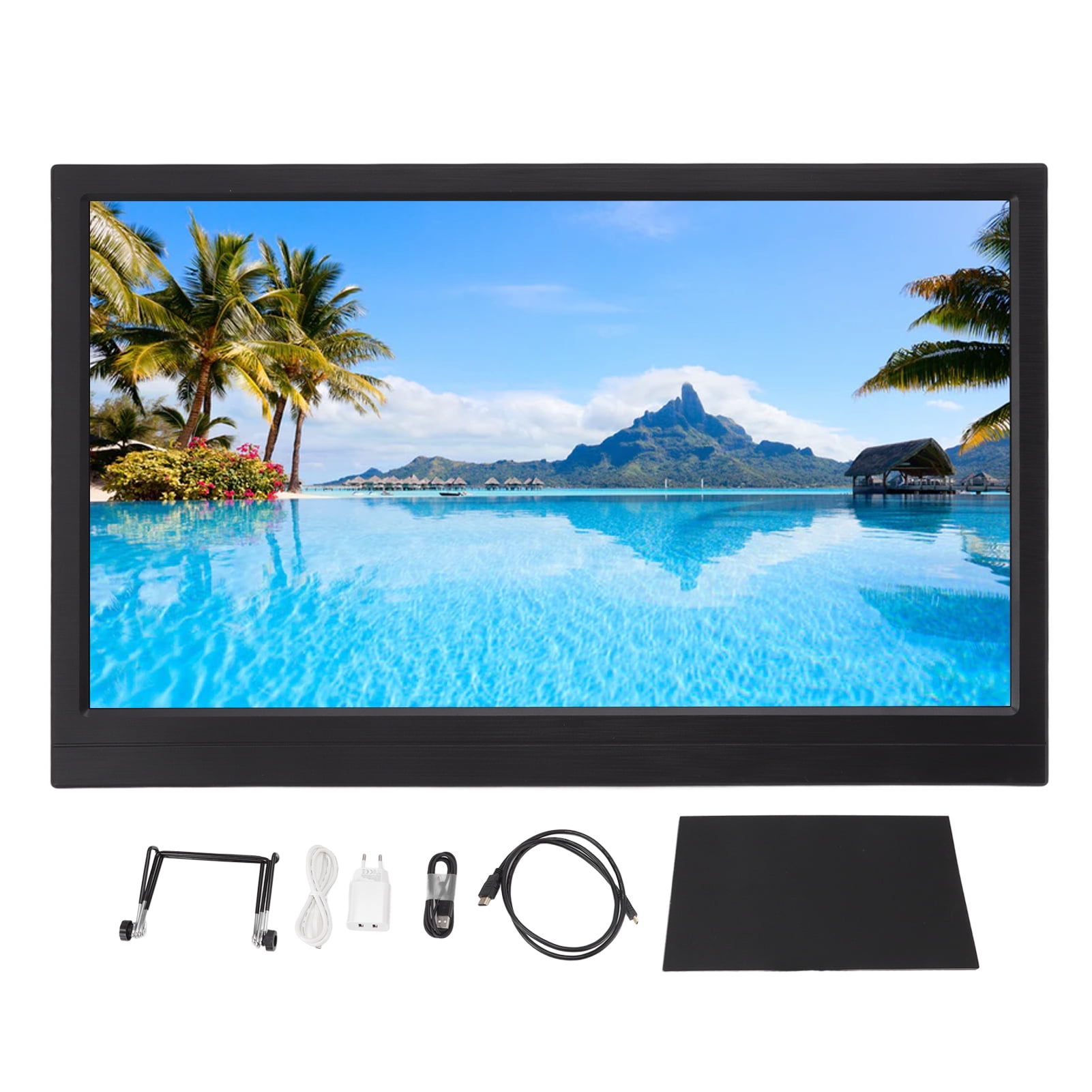 15.6 Inch Portable Monitor Non Touch IPS Screen Display with USB C HD ...