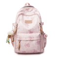 15.6 Inch School Backpack, Lightweight Backpack with Cute Pendant ...