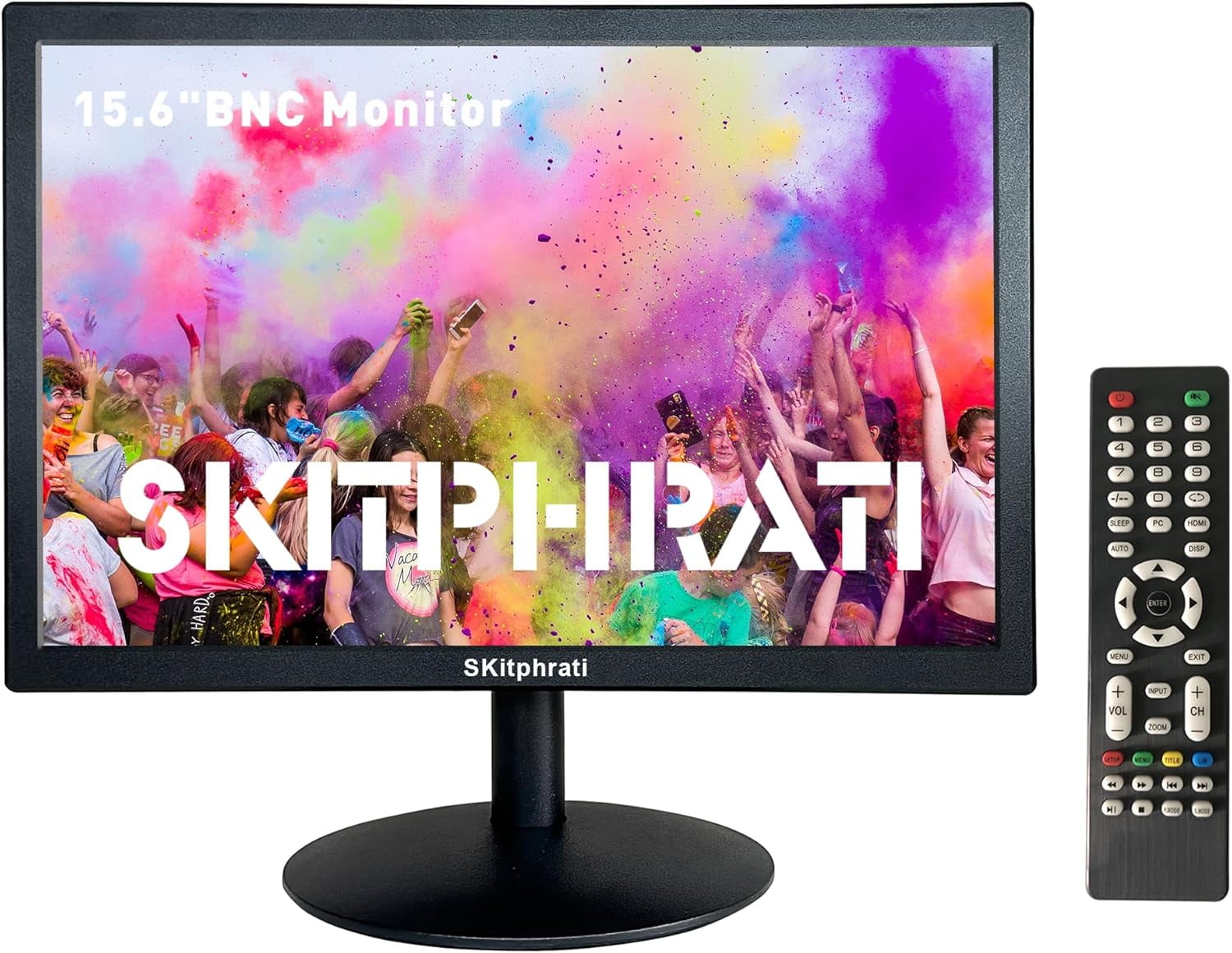 15.6 Inch Small Pc Monitor, 1366X768 Screen Desktop Monitor With Hdmi ...