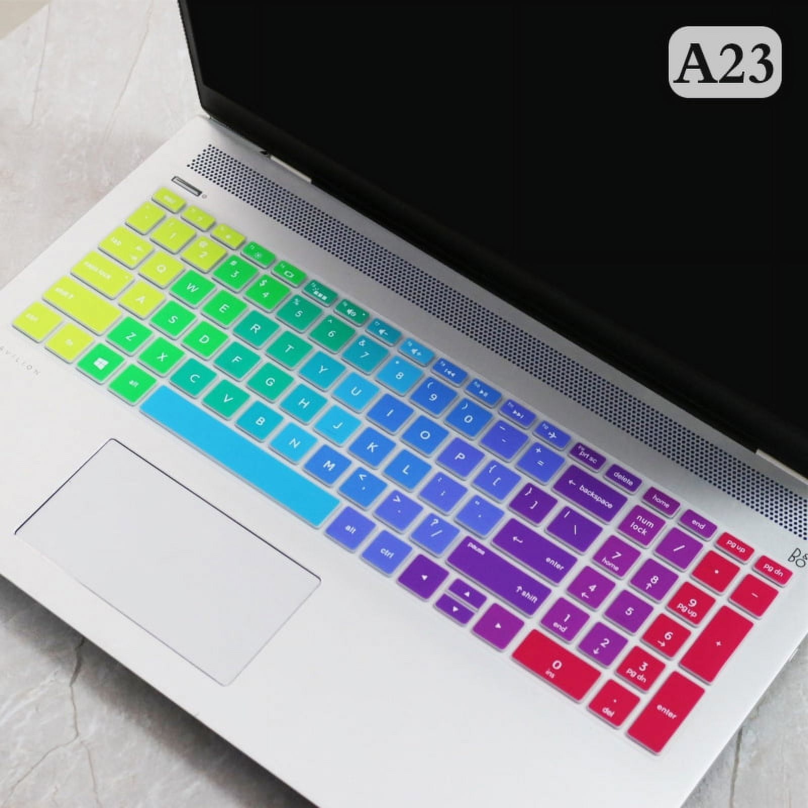15.6 Inches Silicone Laptop Notebook Keyboard Cover Protector Film for ...