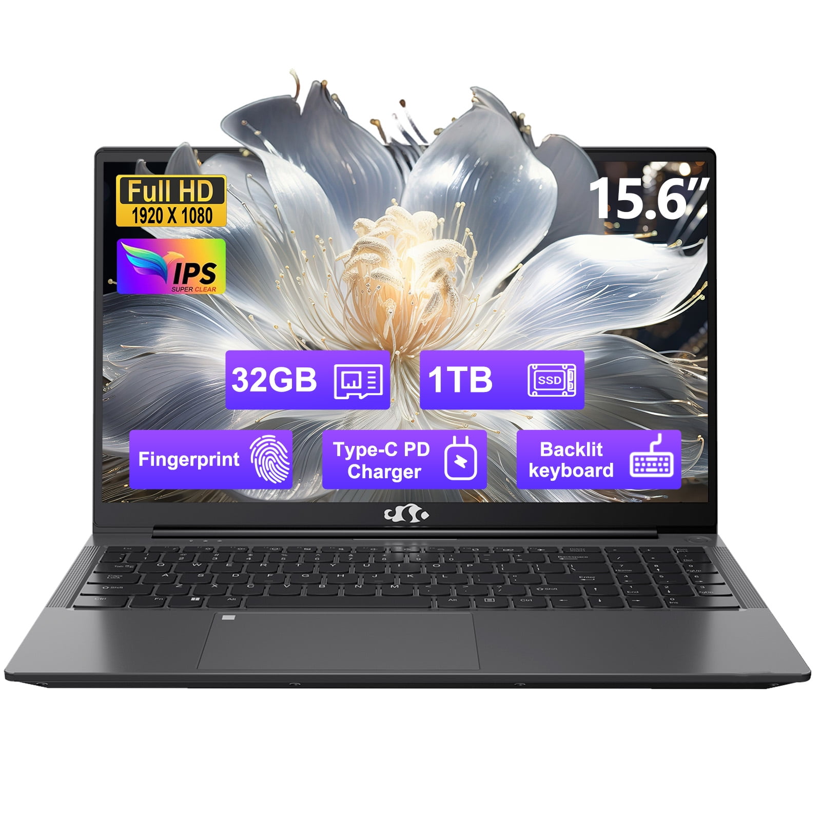 15.6"Laptop-Computer 32GB RAM 1TB SSD Intel Pentium 6 Cores i3-1215U 2 ...