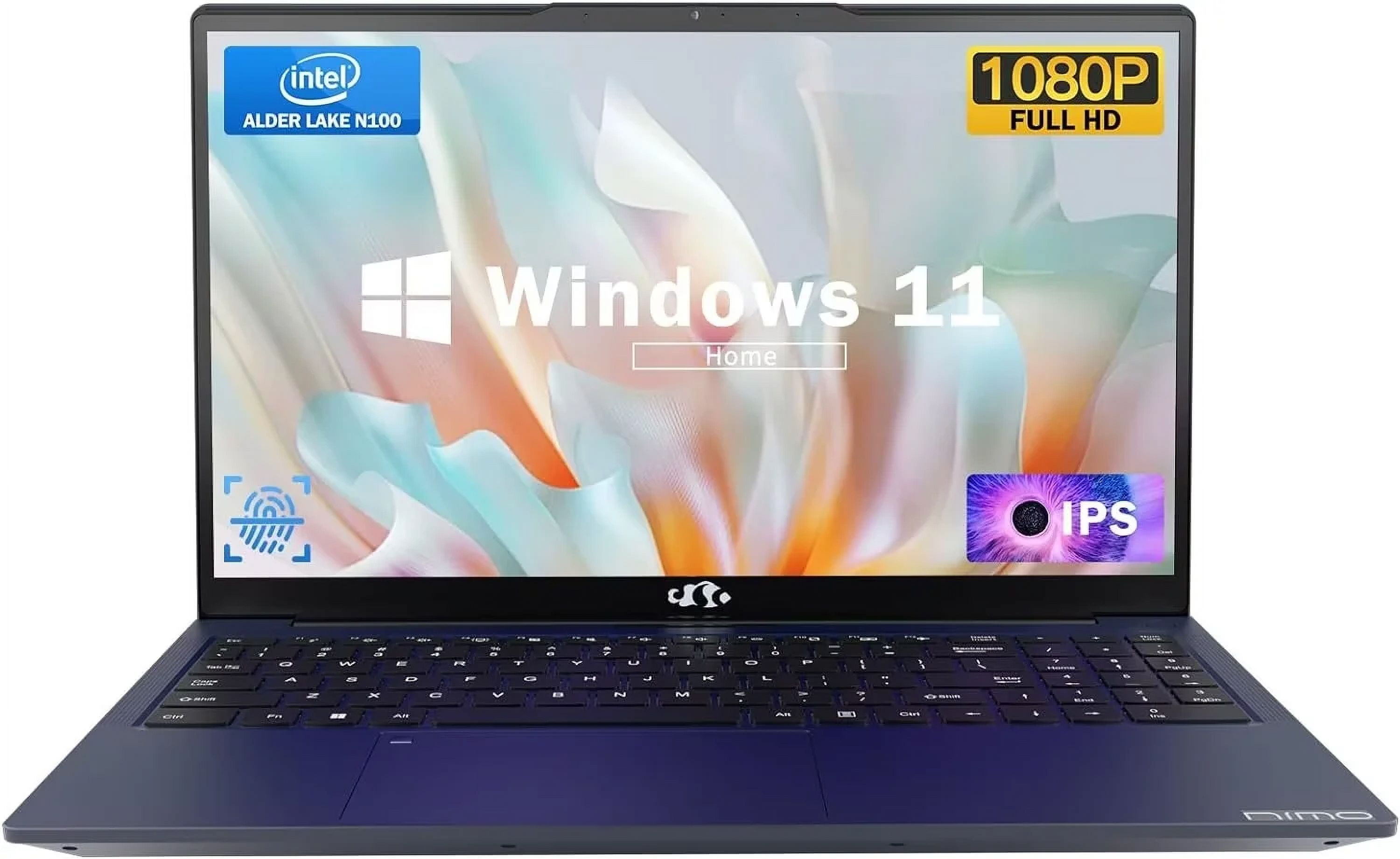 15.6'' Laptop Computer Windows 11 with Intel N100 Processor, 16GB RAM ...