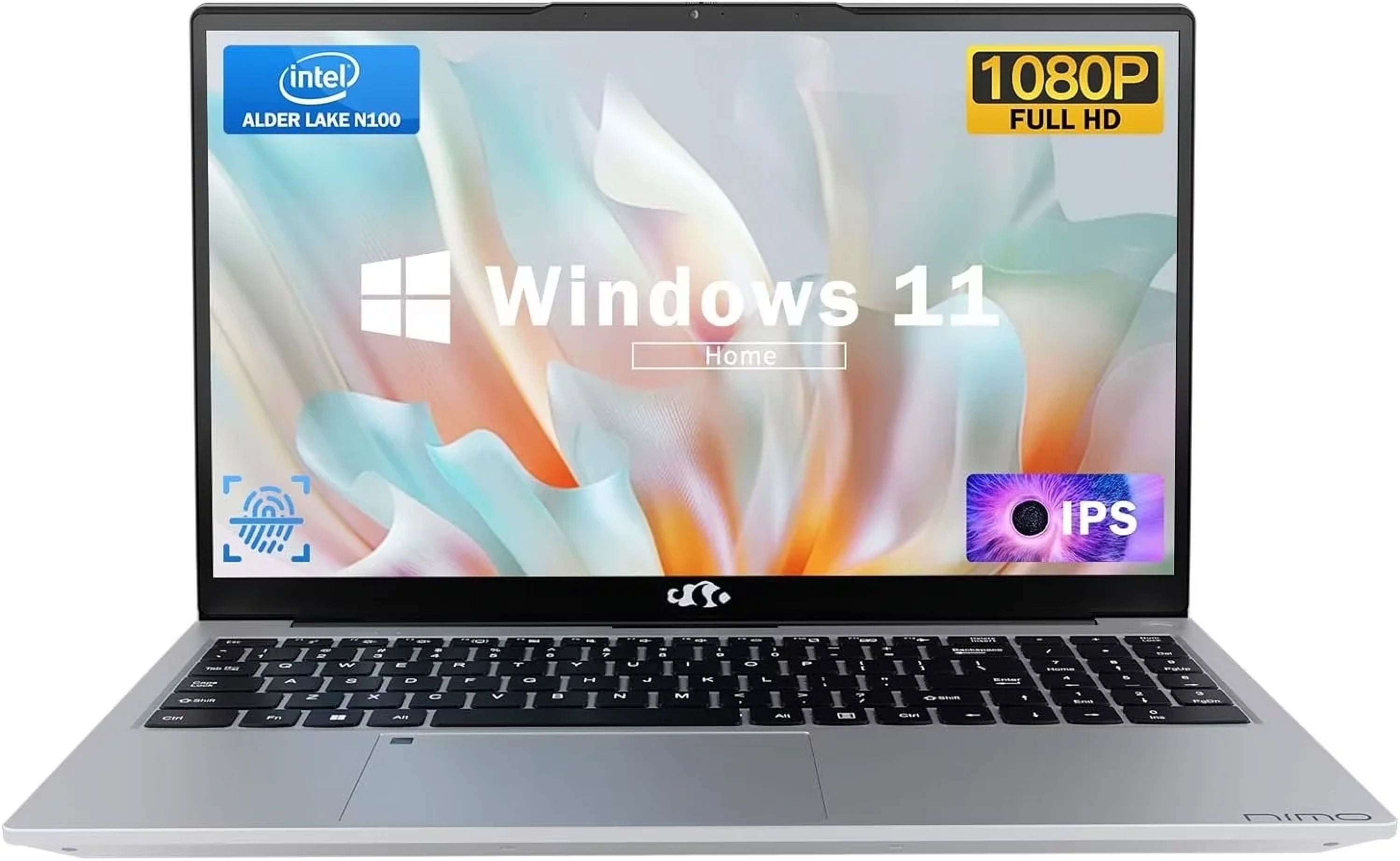 15.6'' Laptop Computer Windows 11 with Intel N100 Processor, 8GB RAM ...