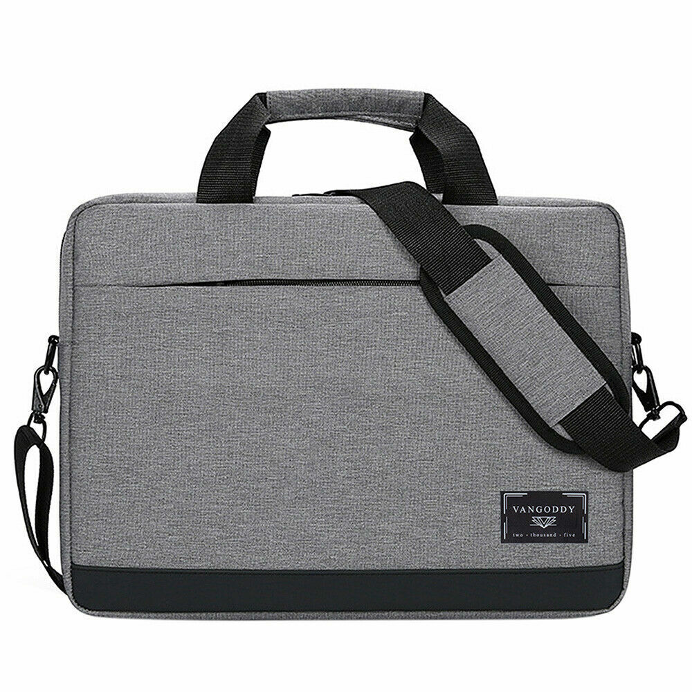 15.6" Nylon Laptop Case Grey Briefcase For HP ENVY x360 / Pavilion x360 ...