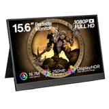 15.6" Portable Monitor, Full HD (1920x1080), 60Hz, Black - Walmart.com