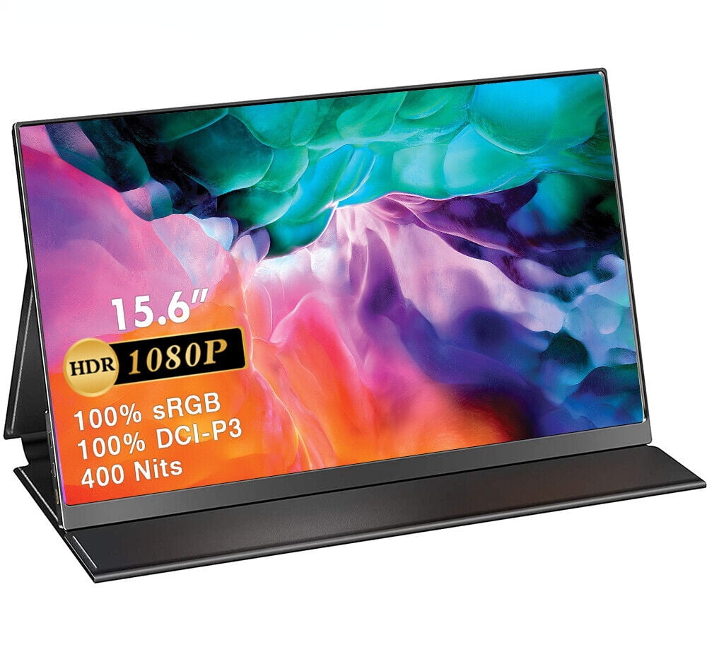 15.6" Portbale QLED Monitor 1920*1080 Second Screen 500Nits For PC ...