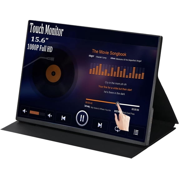 15.6" Touchscreen Portable FHD 1080P IPS/HDR Laptop Screen Extender for ...