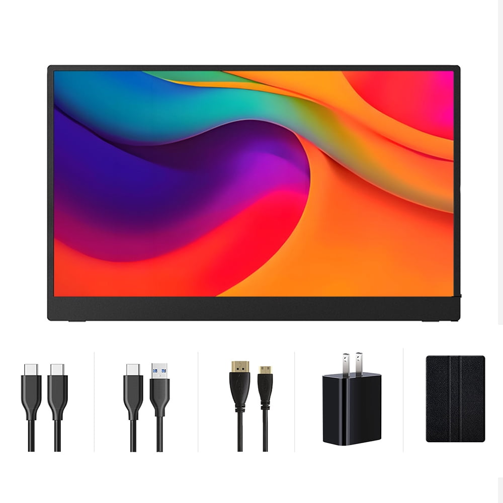 15.6 inch Display Monitor with 1920 * 1080 IPS, Portable Monitor with ...