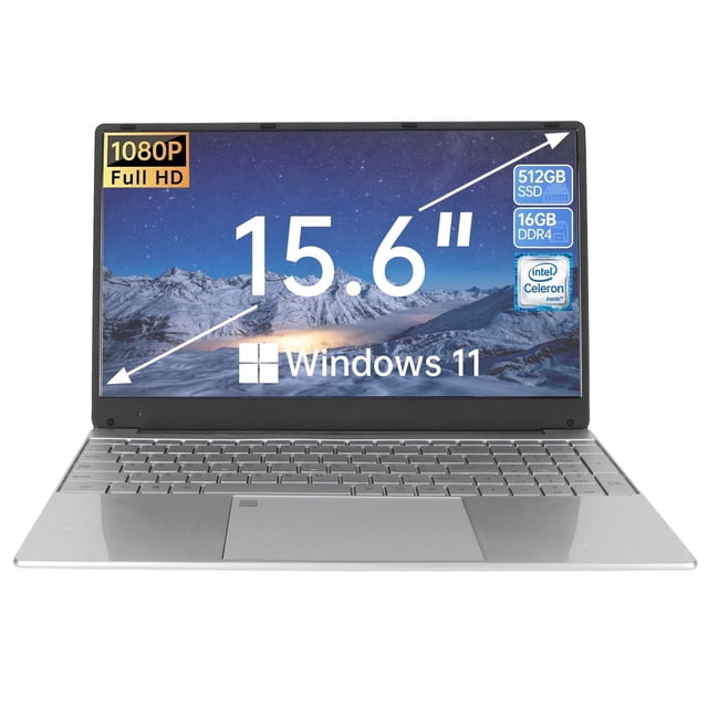 15.6" FHD Laptop, 16GB, 512GB - Laptops for software firms - Walmart ...
