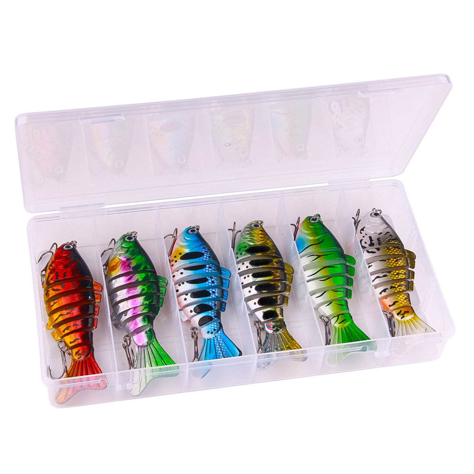 15.6g Multi Jointed Swimbaits 10cm Fishing Lure 7 Segment Artificial ...