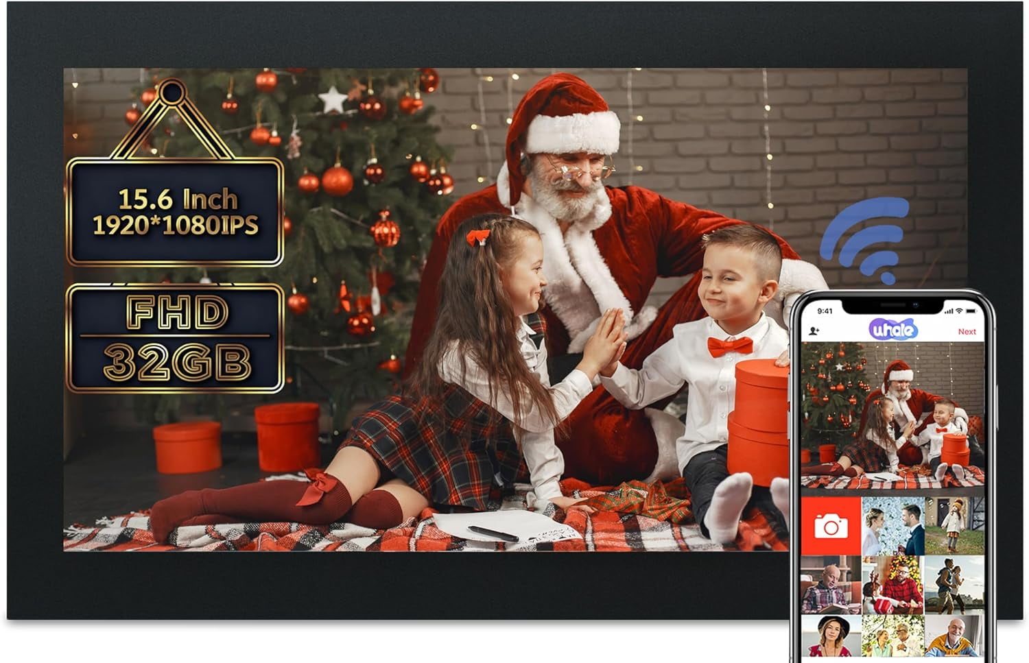 15.6inch Extra Large Digital Picture Frame WiFi Smart Digital Photo ...