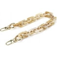 15.7"/40cm DIY Replacement Chain Purse Strap with Buckle, Beige ...