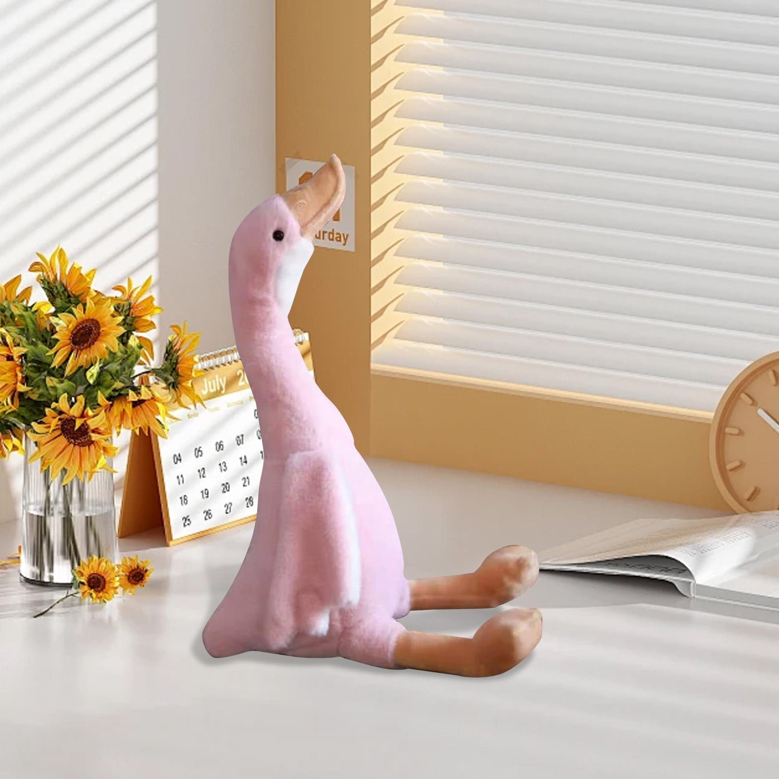 15.7" Goose Stuffed Animal - Goose Plush Toy Soft Swan Hugging Pillow ...