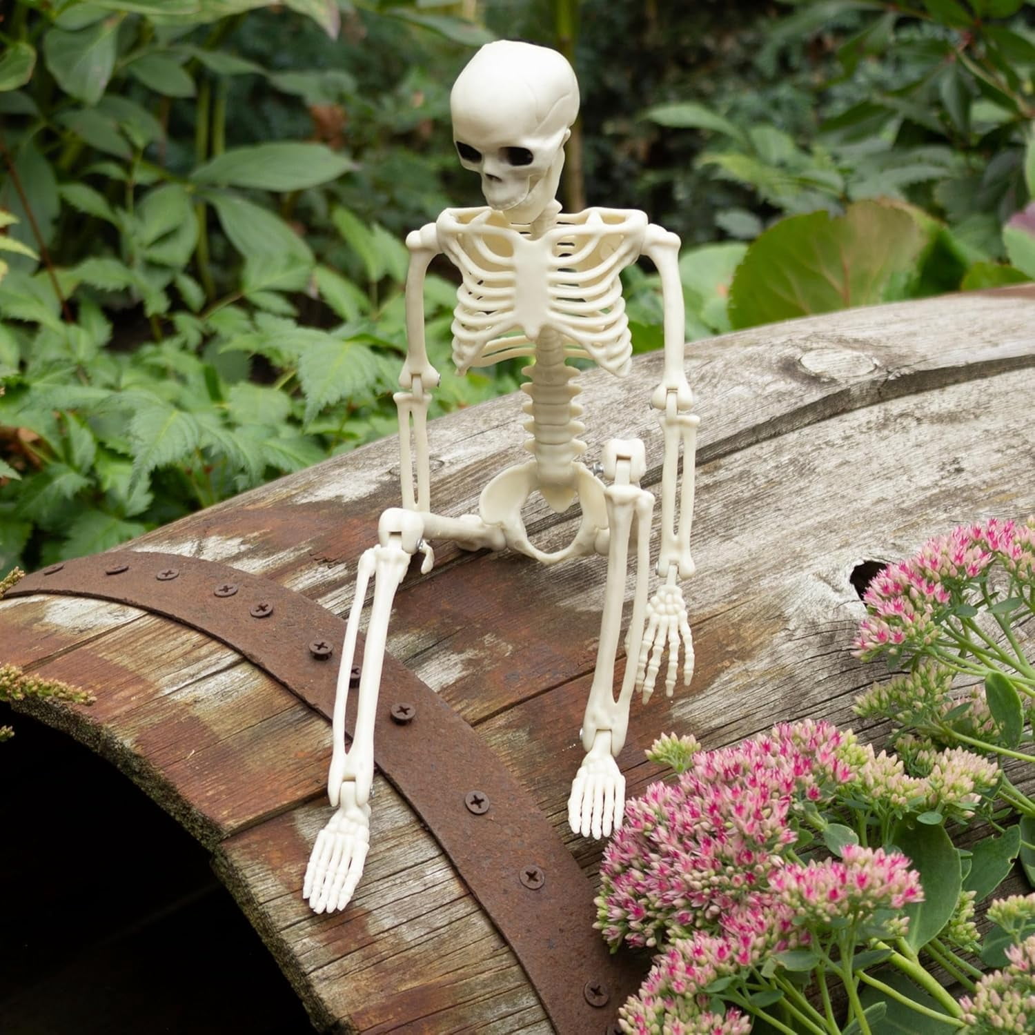 15.7 Inch Mini Skeleton Halloween Skeleton Decoration with Movable ...