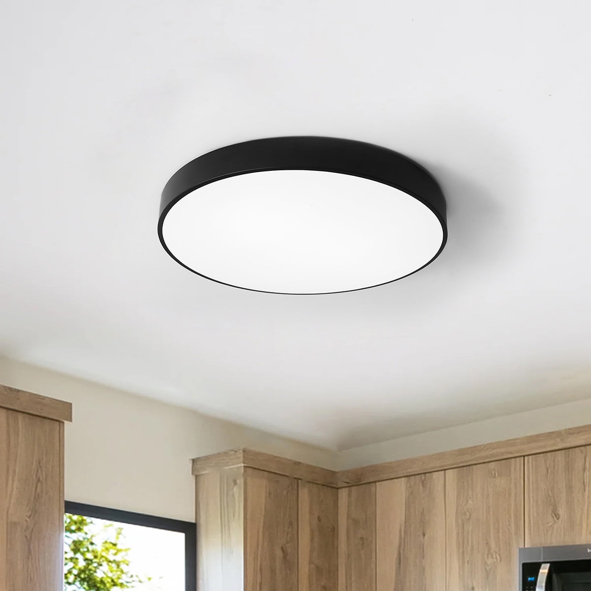 15.7 Inch Modern Round LED Ceiling Light, 36W Cold White Light ...