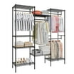 Ulif E4 Wire Garment Rack, Metal Freestanding Closet Organizer and ...