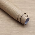 15.74"x354.3" Light Brown Grain Contact Paper Peel and Faux Wallpaper ...
