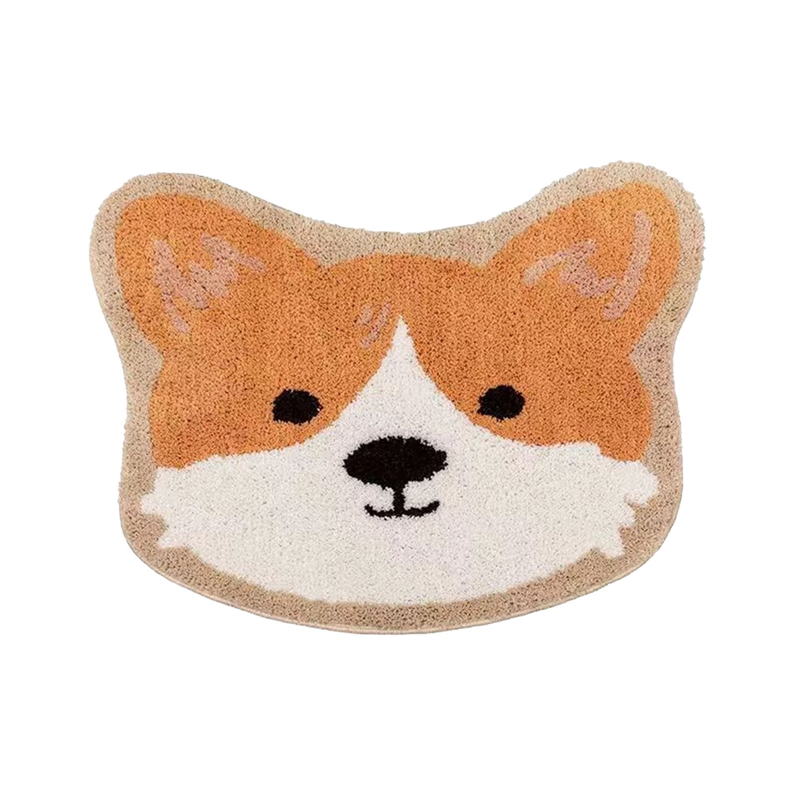 15.74x23.62 In Cute Animal Dog Bath Rug,Water Absorption Non Slip Mat ...